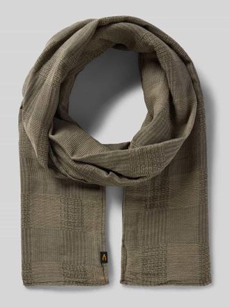 Camel Active Schal aus reiner Baumwolle mit Label-Detail