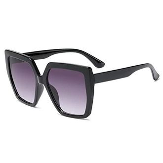 Generic Lunettes de soleil décoratives carrées à grand cadre 2025 pour tir de rue pour hommes et femmes (couleur : D, taille : 1)
