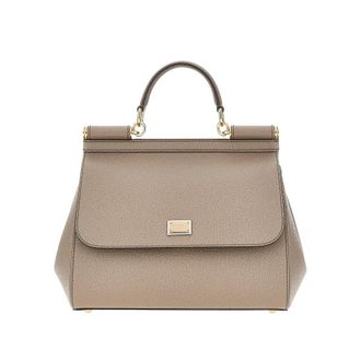 Dolce & Gabbana Dauphine leather large Sicily bag Woman One Size