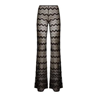 Missoni Femme, Pantalons, Noir, Taille: 40 FR Pantalon &Eacute;l&eacute;gant