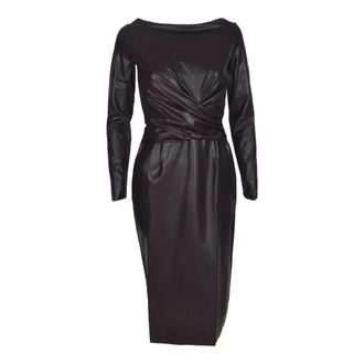 La Petite Robe Di Chiara Boni Elegante Petite Robe Kleider - - Dresses - Damen - Schwarzk - XL
