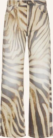 7 For All Mankind Jeans Stovepipe Straight Straight Fit beige