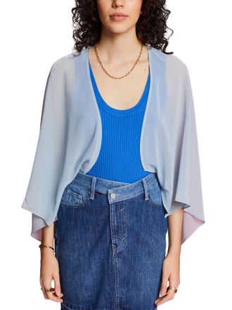 Esprit Damen 023EO1G324 Jacke, 445/LIGHT Blue Lavender, M