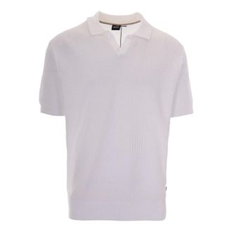 HUGO BOSS Homme, Tops, Blanc, Taille: S Polo Chemises