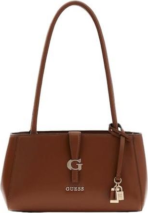 Guess sac &agrave; &eacute;paule Carrie Girlfriend Shoulder Bag Cognac brun