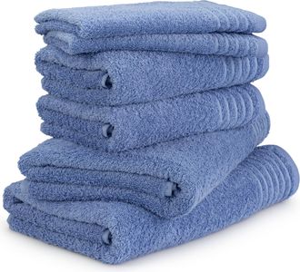 Möve Handtuchset New Classic 6-TLG Handtücher - 2X 30x50 cm + 2X 50x100 cm + 2x67x140 cm, 100% Baumwolle