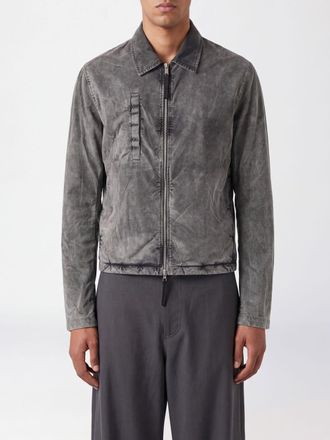 Thom Krom Surchemise slim fit en denim de coton avec zip