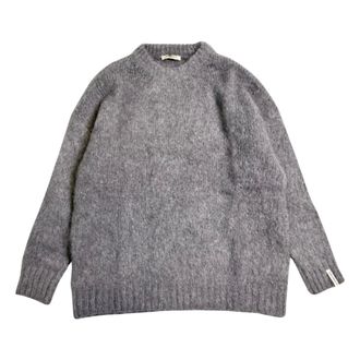 Hinnominate Hinnominate, Femme, Pulls, Gris, Taille: 36 FR Pull ras du cou en mohair