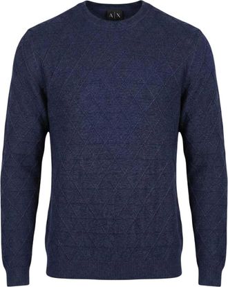 A|X Armani Exchange Homme, Pulls, Bleu, Taille: 3XL Pullover