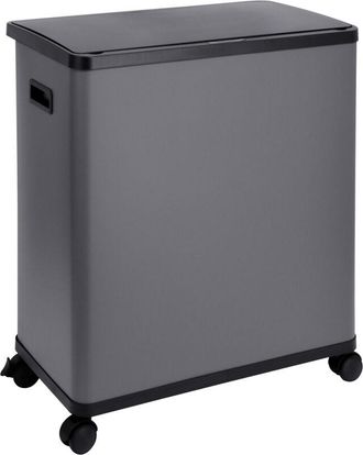 SVITA Svita - SR2X30 Sensorm&uuml;lleimer Abfalleimer 2fach 60l inkl. R&auml;der Grau