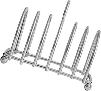 Lurrose Edelstahl Toastst&auml;nder Scheiben Brotaufbewahrung Metall Toast Rack K&uuml;chenzubeh&ouml;r Brothalter f&uuml;r Haushalt und Gastronomie