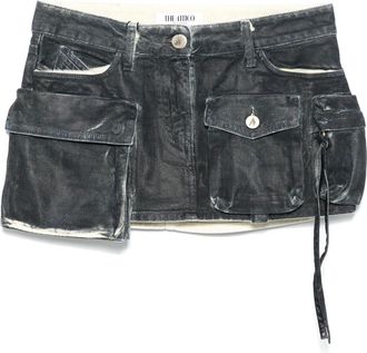 The Attico Fay Minirock - Blau