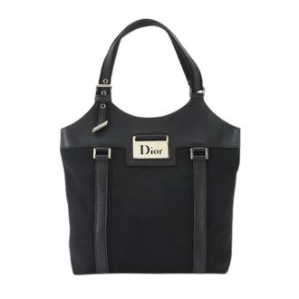 Dior Pre-owned Toile sacs-dior - Femme - Pre-owned - Noir - Taille: ONE Size