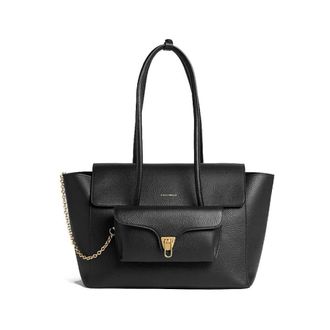 Coccinelle Femme, Sacs, Noir, Taille: ONE Size Double Beat Large