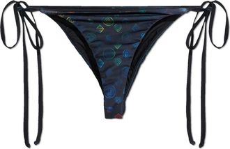 Casablanca Femme, Maillots de bain, Noir, Taille: 42 FR Monogram String Bikini Bottom