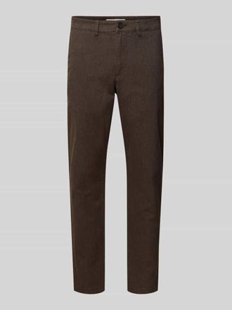 Selected Slim Fit Chino aus Baumwoll-Mix Modell 175 BRUSHED