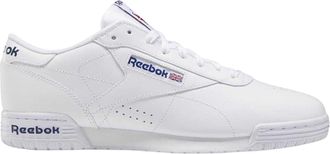 Reebok Exofit Sneaker f&uuml;r Herren, Leder, niedrig geschnitten (Wei&szlig;/K&ouml;nigsblau)
