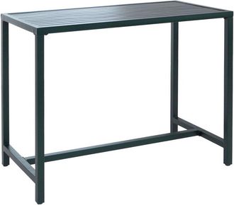 Hhg [NEUWERTIG] Stehtisch HHG-294, Gartentisch Bartisch Tisch, Outdoor Metall 105x130x65cm gr&uuml;n