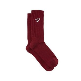 Arte Chaussettes mi-hautes logo en coton m&eacute;lang&eacute;