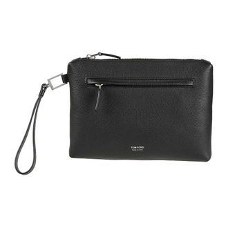 Tom Ford Pochette mit Handgelenkschlaufe - - Bags - Herren - Schwarzk - ONE SIZE