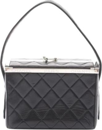 Chanel Sac Mini Pre-owned - Femme - Pre-owned - Noir - Taille: ONE Size