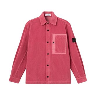 Stone Island Homme, Chemises, Rose, Taille: S Chemises