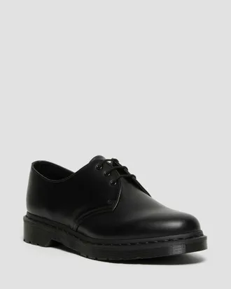 Dr. Martens 1461 Mono Glattleder Oxford Schuhe in Schwarz, Größe: 38