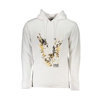 Cavalli Cotton Sweater - - Sweatshirts & Hoodies - Herren - Wei&szlig; - 3XL