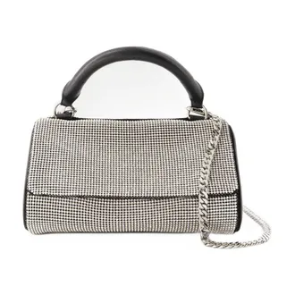 Kara Womens Crush Satchel Kara Mesh White Others Handbags-purses