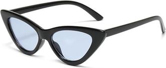 Generic Lunettes De Soleil En M&eacute;tal &Agrave; Petite Monture For Hommes Et Femmes, Conduite Tir Rue(Blue)