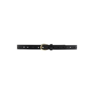 Depeche Eleganter Lederg&uuml;rtel Schwarz - - Accessories - Damen - Schwarzk - 85 CM