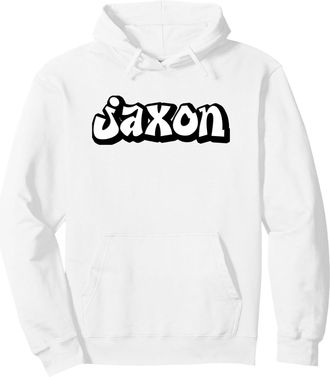 BDAZ Jaxon Graffiti Personalisierter Name Schwarz Wei&szlig; Schriftzug Pullover Hoodie