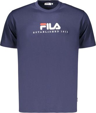 Fila Homme, Tops, Bleu, Taille: XL Valsera Regular Logo T-shirt