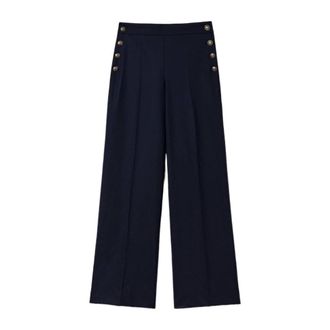 Twinset Weite Hosen - - Trousers - Damen - Blau - M