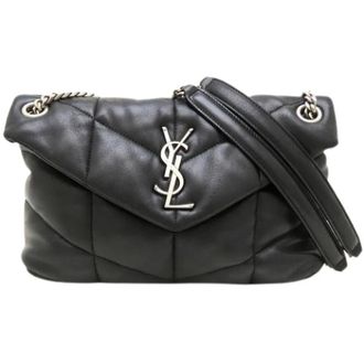 Saint Laurent Sac bandouli&egrave;re vintage Pre-owned - Femme - Pre-owned - Noir - Taille: ONE Size