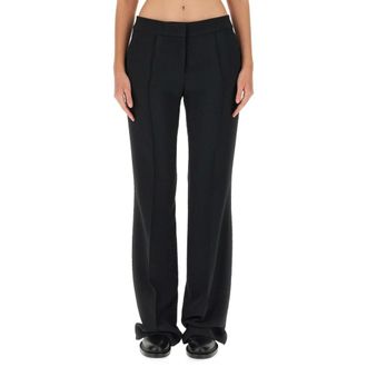 Jil Sander unisex, Pantalons, Noir, Taille: 40 FR Pantalon Tailleur Large