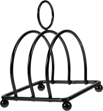 Pretyzoom Edelstahl Toast Rack Mehrzweck Brotständer Vertikaler Brothalter Für Toast Sandwiches Pancakes Platzsparend Stabil Und Leicht Zu Reinigen Für Küche Fr