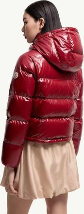 Moncler Quilted Down Down Jacket - Burgundy