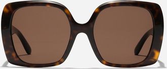 Dolce & Gabbana Sonnenbrille Dg Allure - Frau Havanna Acetat Onesize