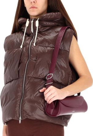 Jil Sander Padded Polyamide Vest - Bordeaux