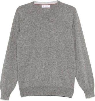 Brunello Cucinelli Herren, Strickwaren, Grau, 2XLGr&ouml;&szlig;e