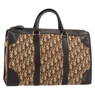 Dior Pre-owned Vintage Trotter Boston Bag - - Pre-owned - Damen - Braun - ONE SIZE