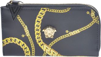 Versace Femme, Accessoires, Noir, Taille: ONE Size Porte-cartes zipp&eacute;
