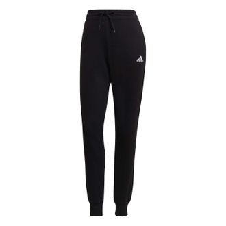 adidas Adidas Damen Essentials French Terry Logo Trainingshose, Black/White, S