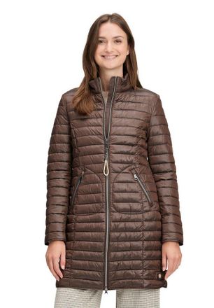 Cartoon Steppjacke Damen mit Rei&szlig;verschlusstaschen