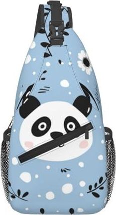 Generic Sac &agrave; bandouli&egrave;re motif panda g&eacute;ant - Sac &agrave; dos de voyage pour homme - Sac &agrave; dos de randonn&eacute;e