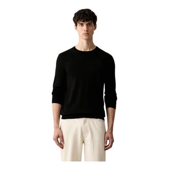 Trussardi Rundhals-Pullover aus Viskose-Mischung - - Knitwear - Herren - Schwarzk - XL