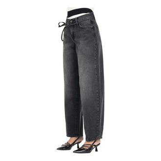 Only Only, Femme, Jeans, Noir, Taille: W29 Jean Noir Large Urbain