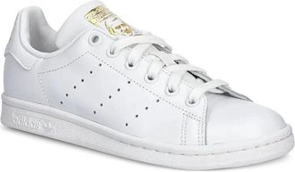 adidas Calf Leather Low-Top Sneakers - White