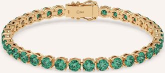 VEYNOU Veynou Armband Tennis Smaragd Aus 14 Karat Gelbgold Mit Lab-Grown Smaragden gold
